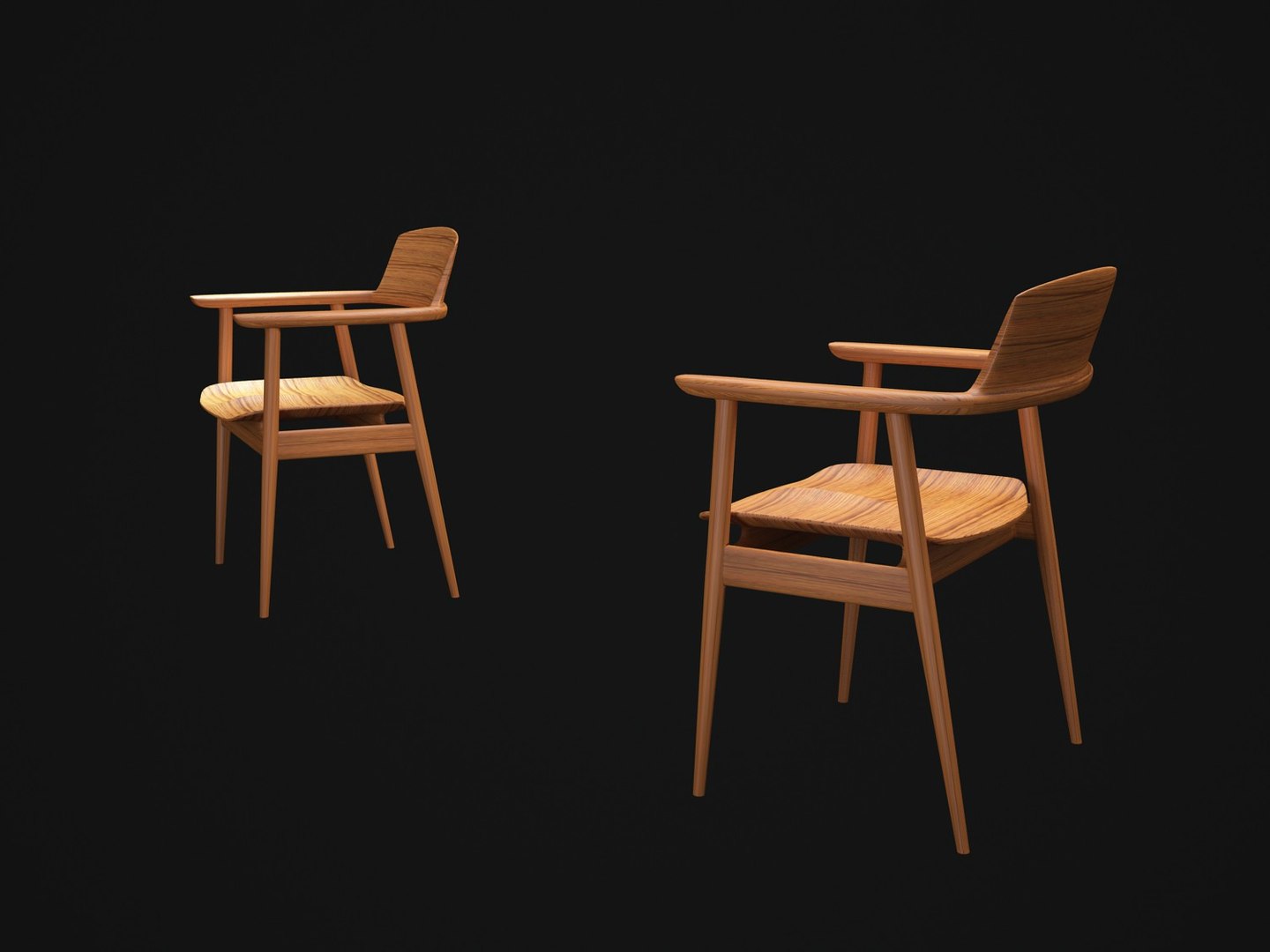 Kisaragi-dining-chair 3d Model
