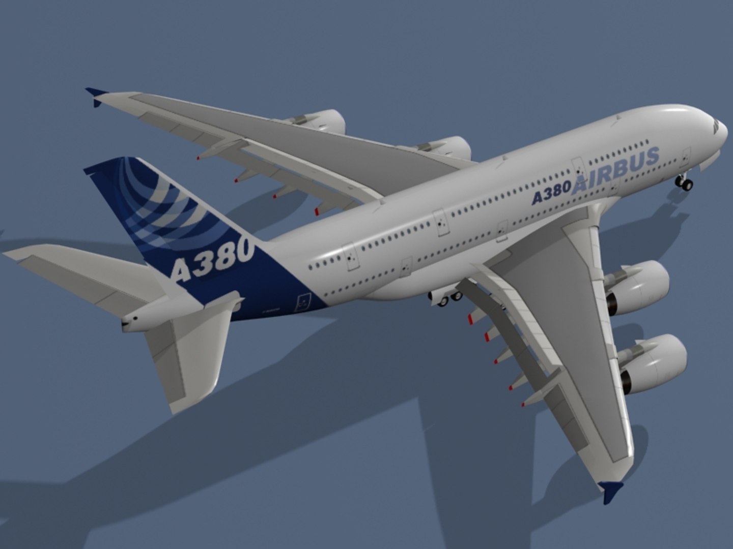 3d Model Airbus A380-800