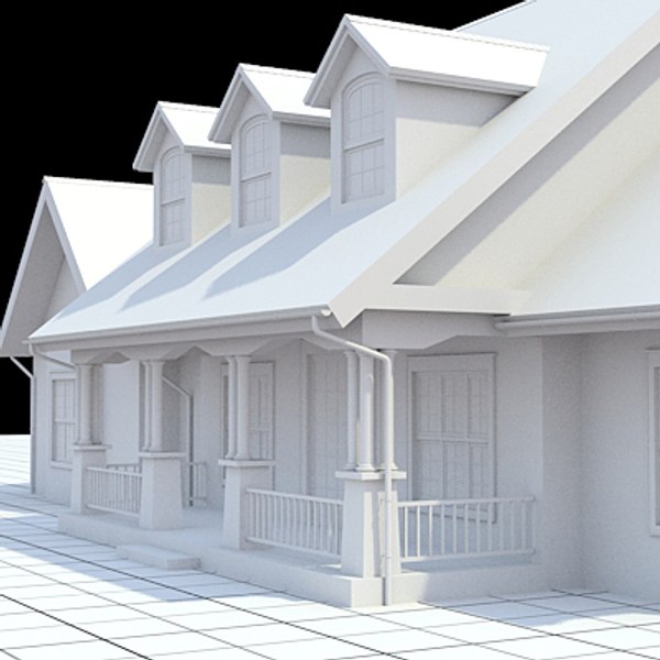 american house 3d model
