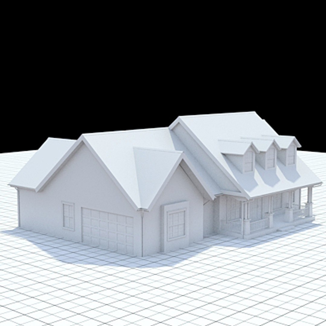 american house 3d model