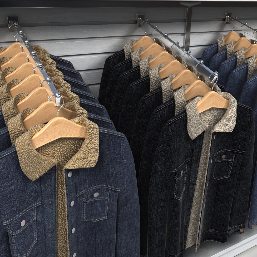 display women coats 3d model