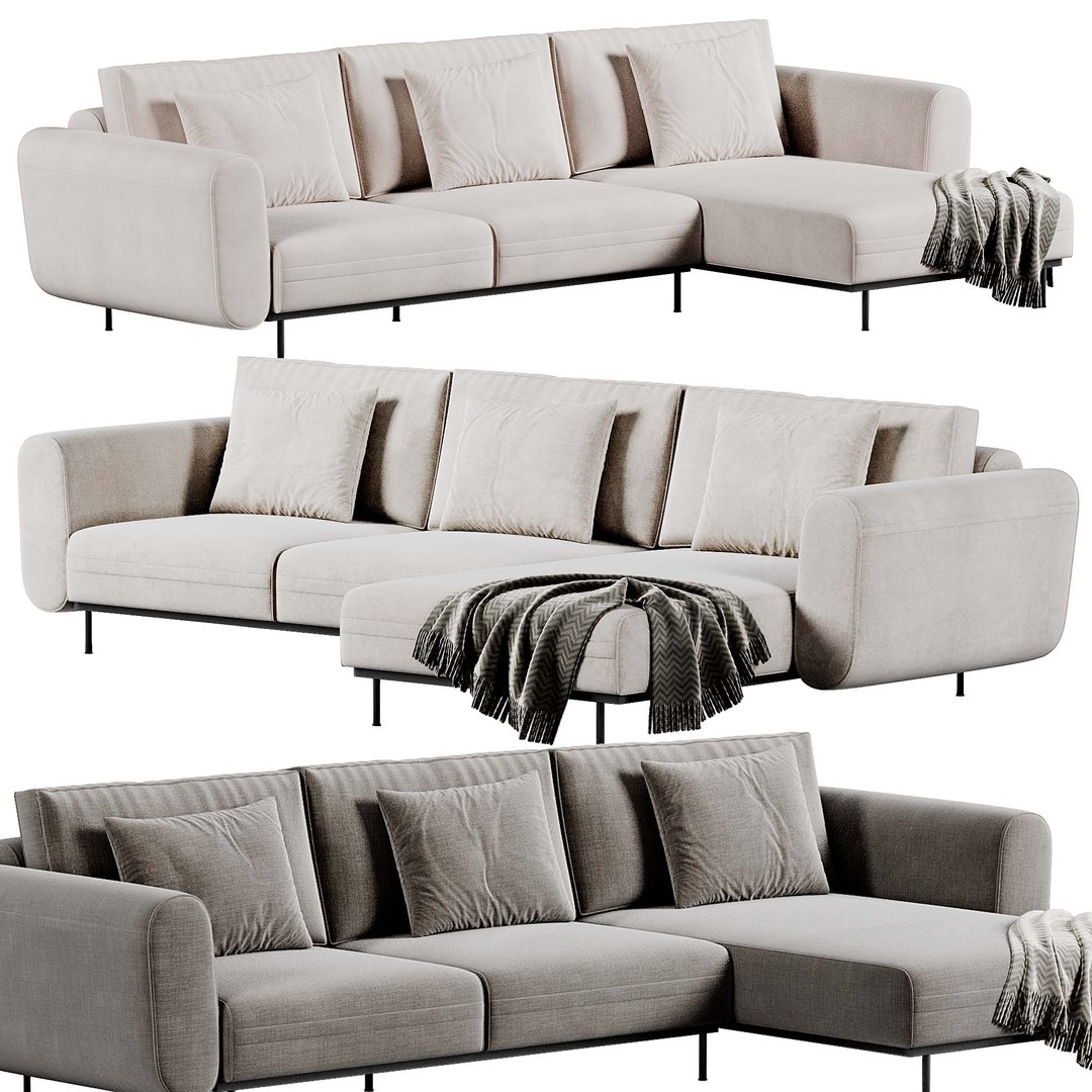 3D Model Lotus Sofa By MDD - TurboSquid 2334159