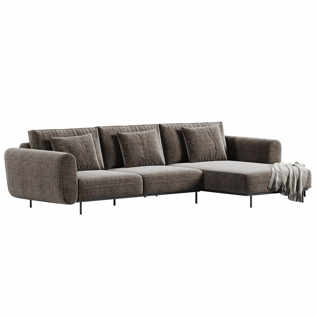 3D Model Lotus Sofa By MDD - TurboSquid 2334159