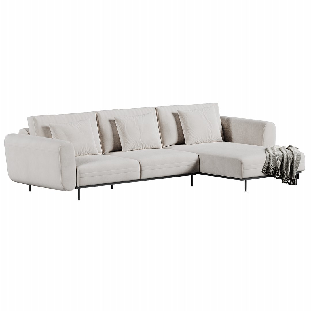 3D Model Lotus Sofa By MDD - TurboSquid 2334159