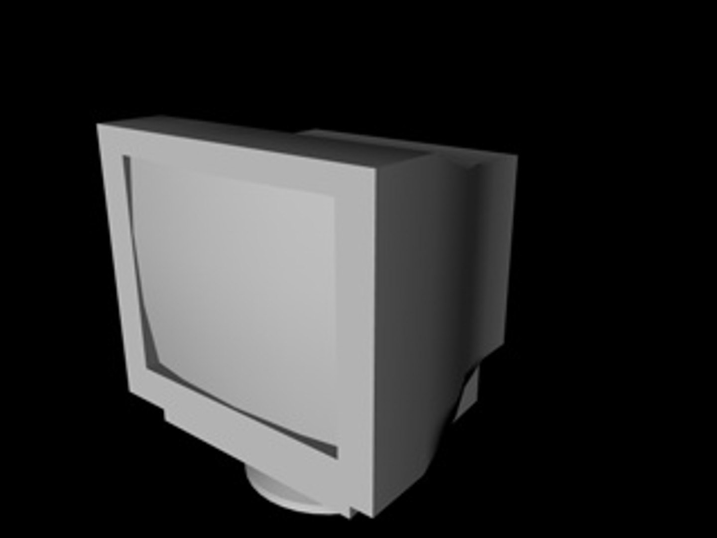 computer monitor 3d model