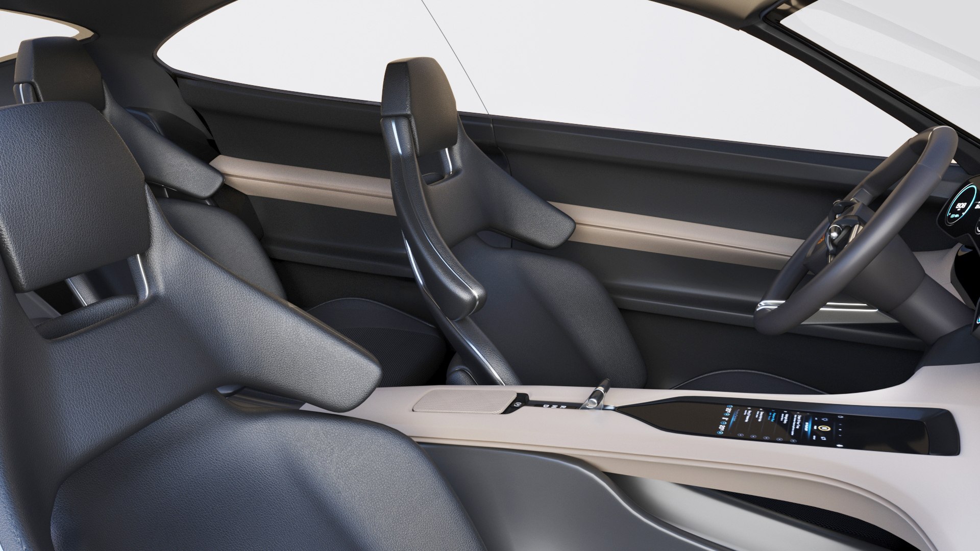 3D Porsche Mission E - TurboSquid 1741885