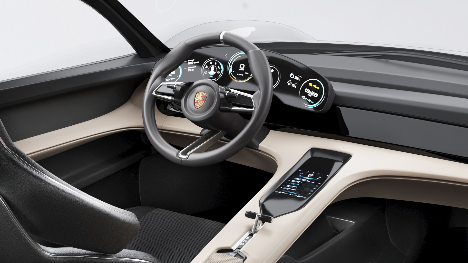 3D Porsche Mission E - TurboSquid 1741885