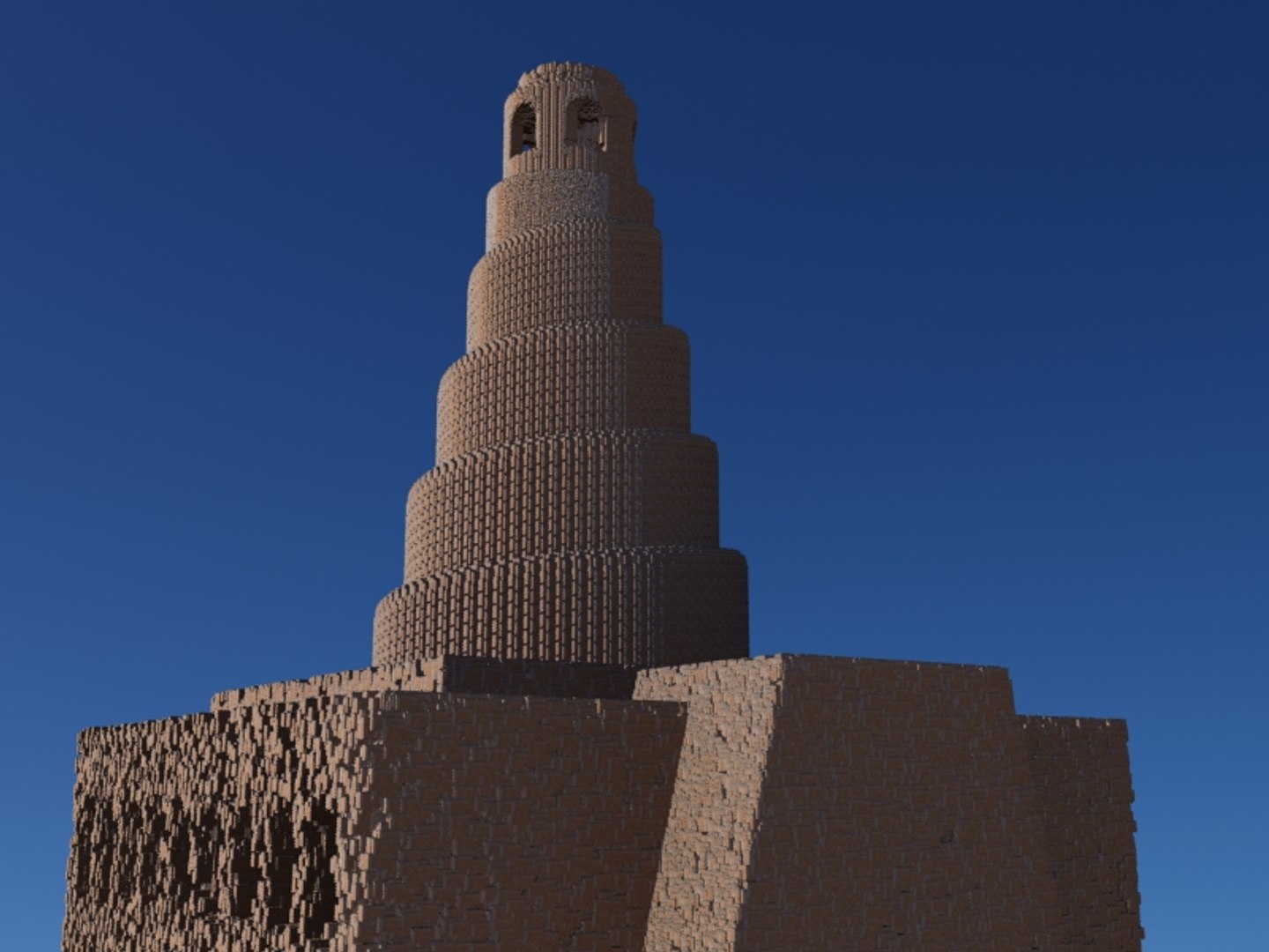 3d Model Ancient Mosque Samara Al