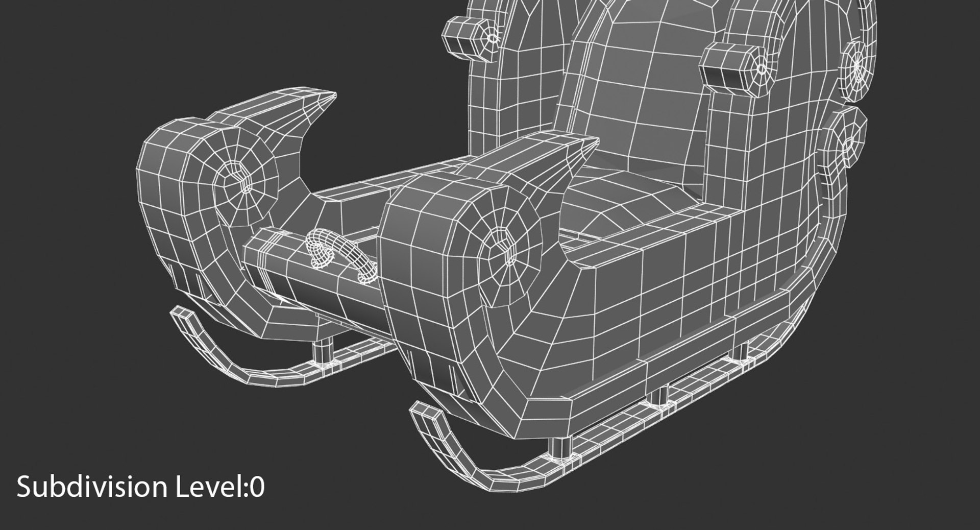 Christmas Sleigh 3D Model - TurboSquid 1344372