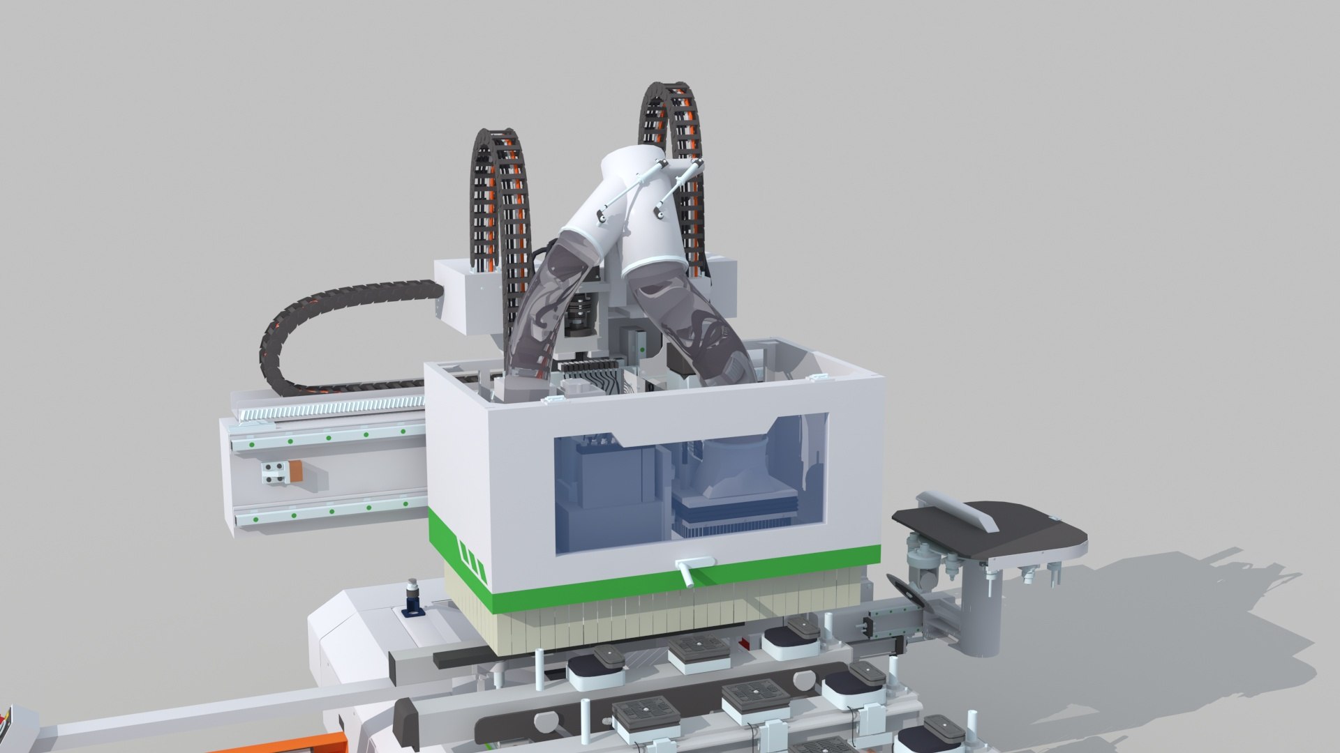 CNC Machining Center 3D Model - TurboSquid 2277590
