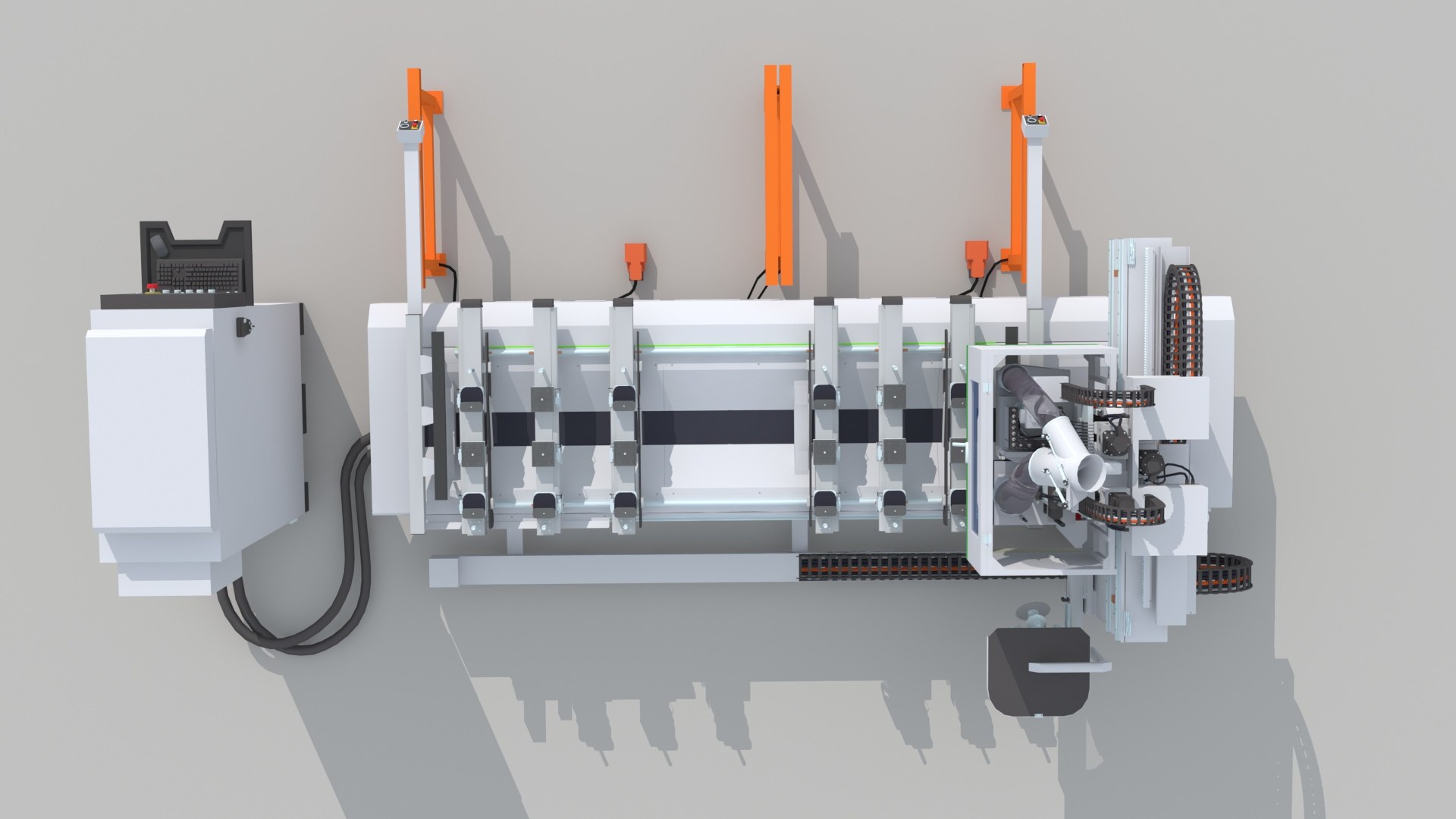 CNC Machining Center 3D Model - TurboSquid 2277590