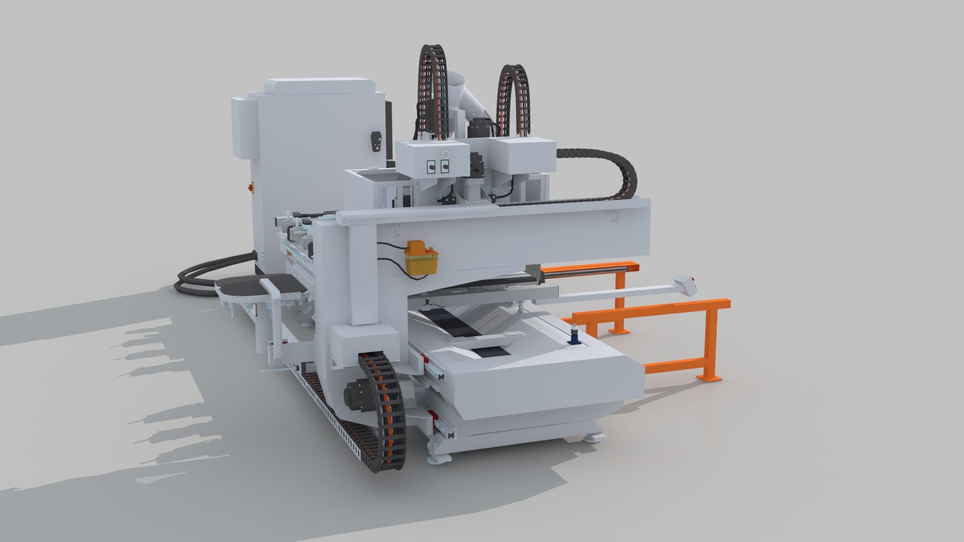 CNC Machining Center 3D Model - TurboSquid 2277590