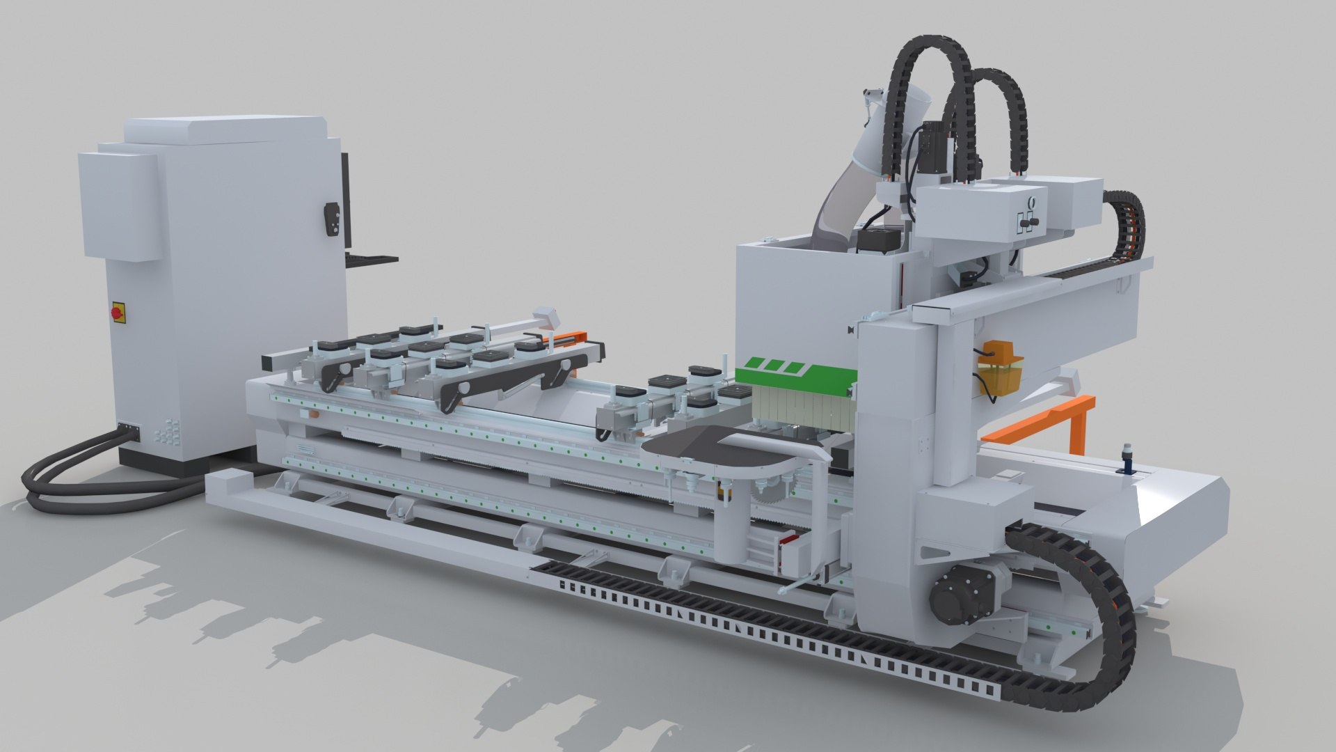 CNC Machining Center 3D Model - TurboSquid 2277590