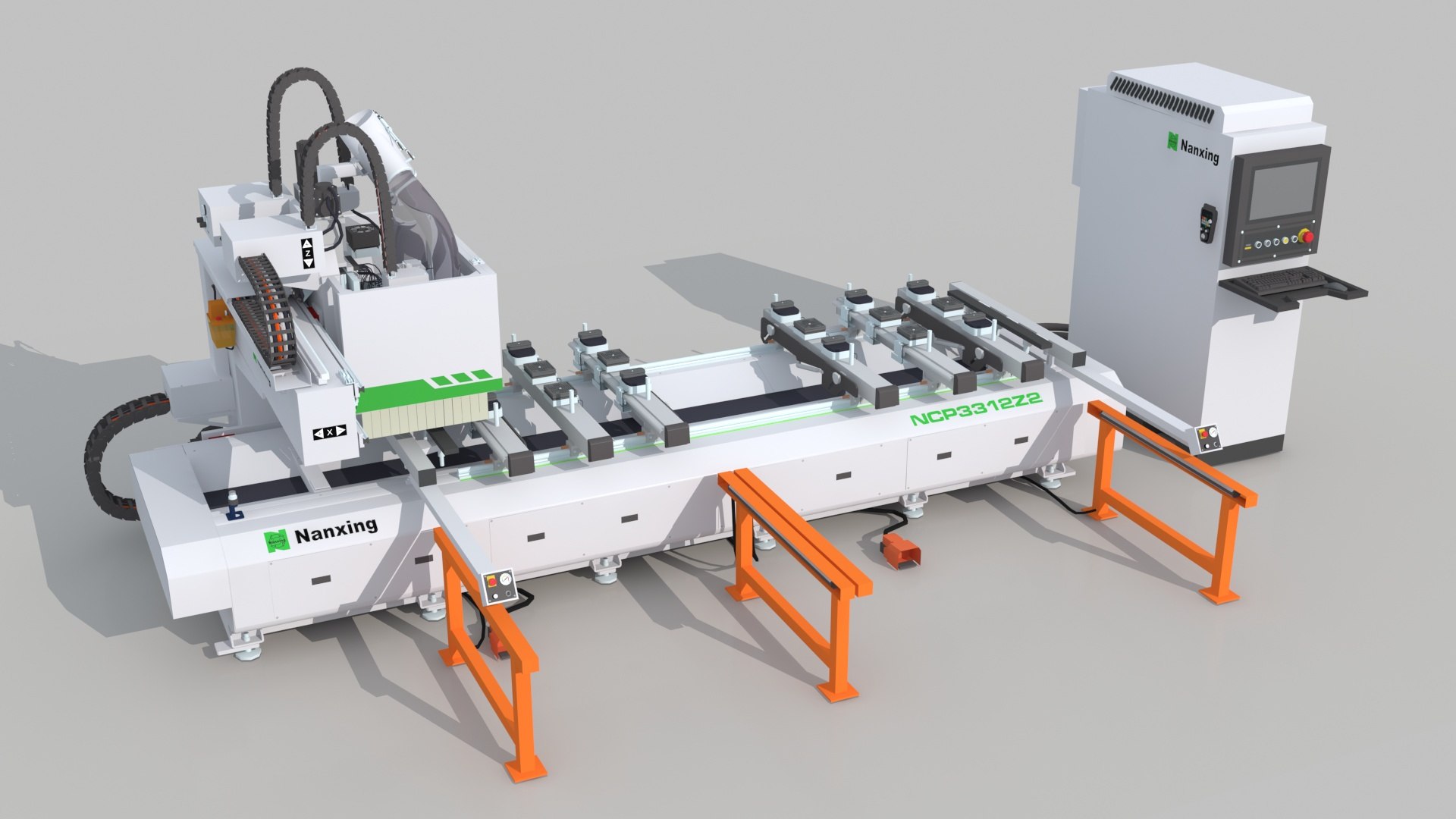 CNC Machining Center 3D Model - TurboSquid 2277590