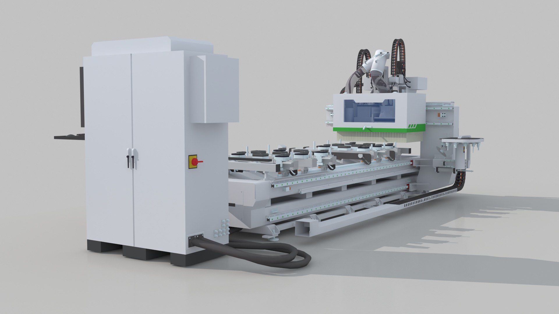 CNC Machining Center 3D Model - TurboSquid 2277590