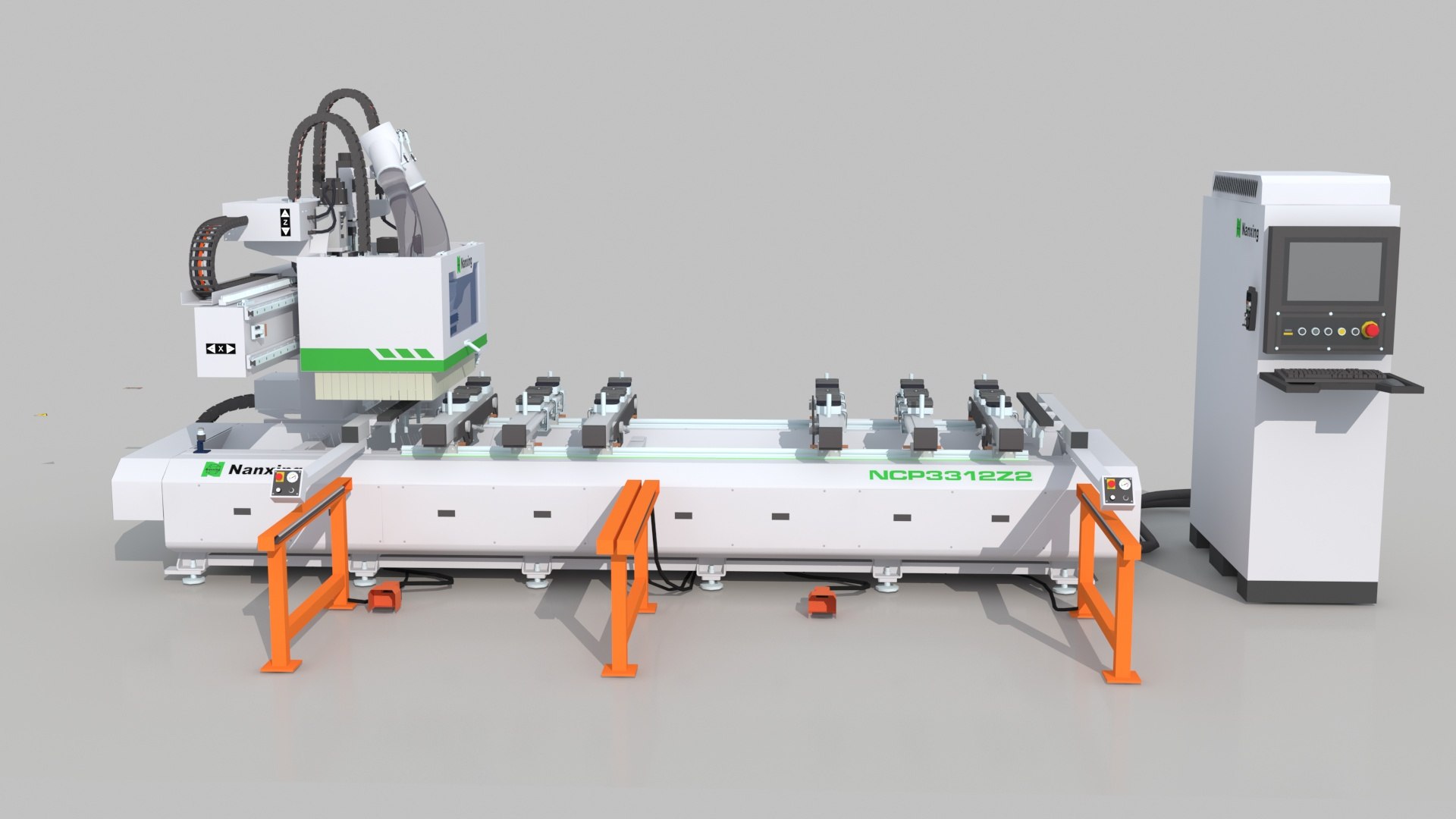 CNC Machining Center 3D Model - TurboSquid 2277590