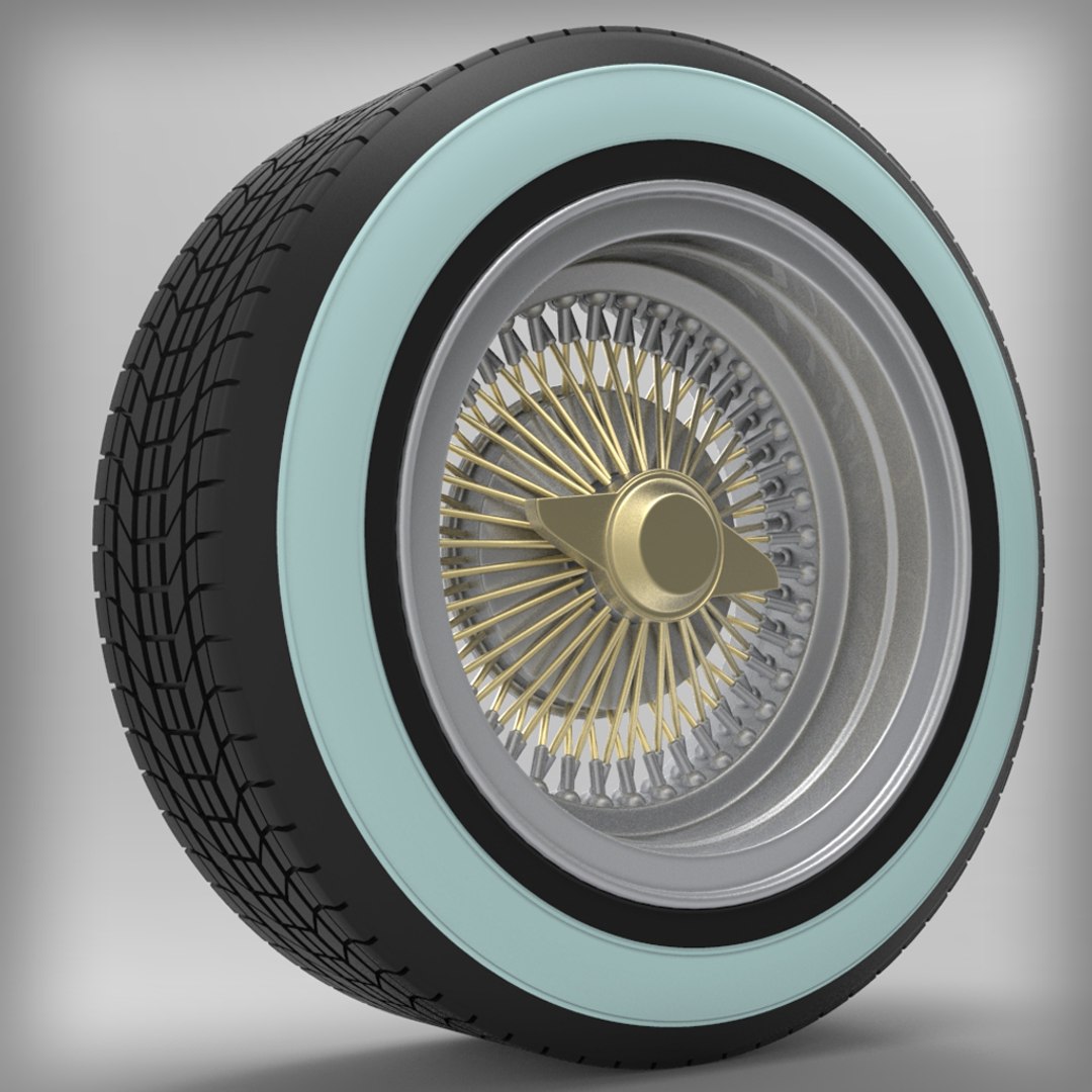 Lowrider Wheel 3d Model