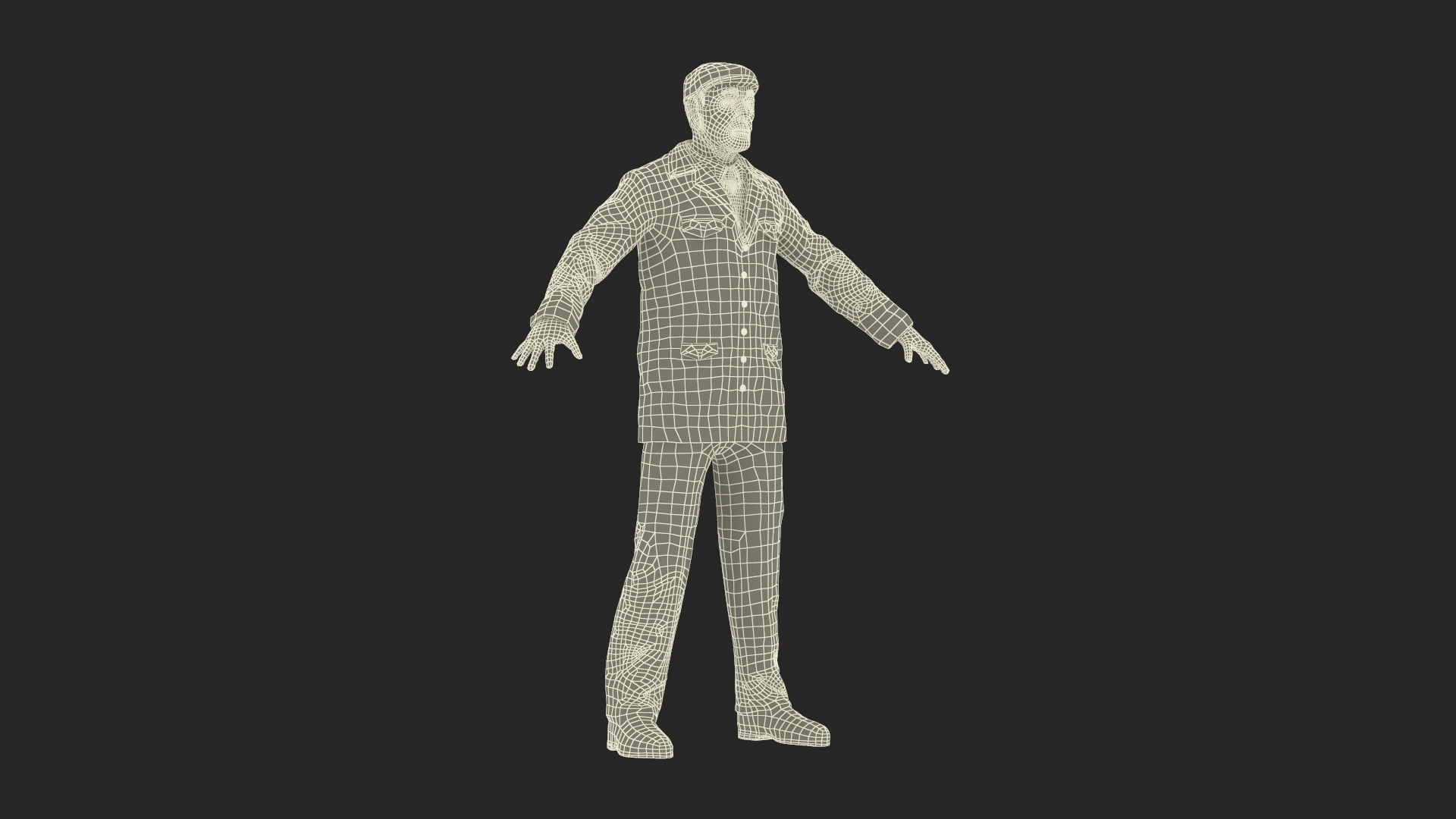 3D Model Old Man Rigged - TurboSquid 2277401