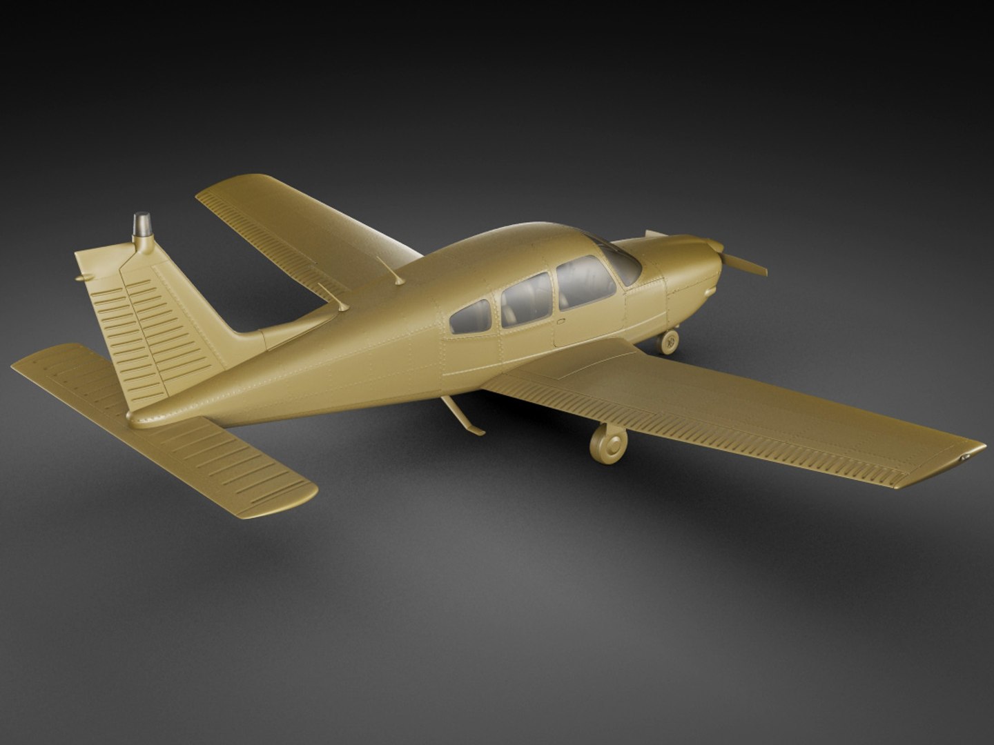 Piper Arrow Airplane 3d Max
