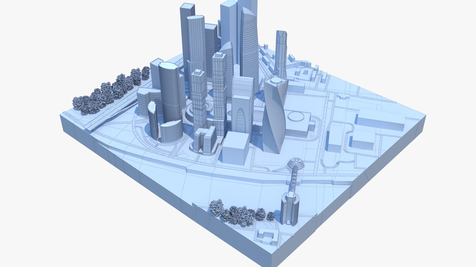 City Moscow 3D Model - TurboSquid 1224579