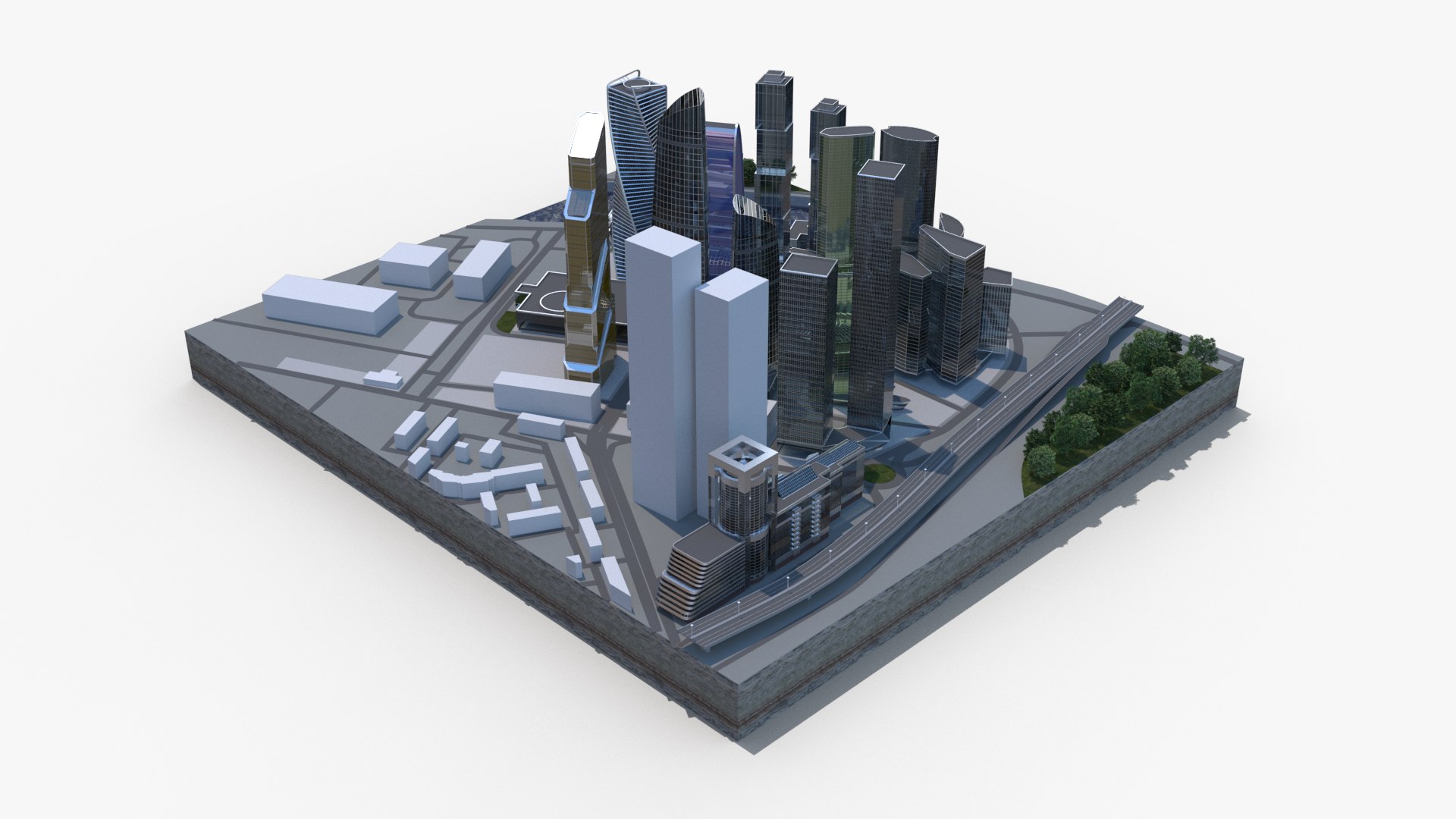 City Moscow 3D Model - TurboSquid 1224579