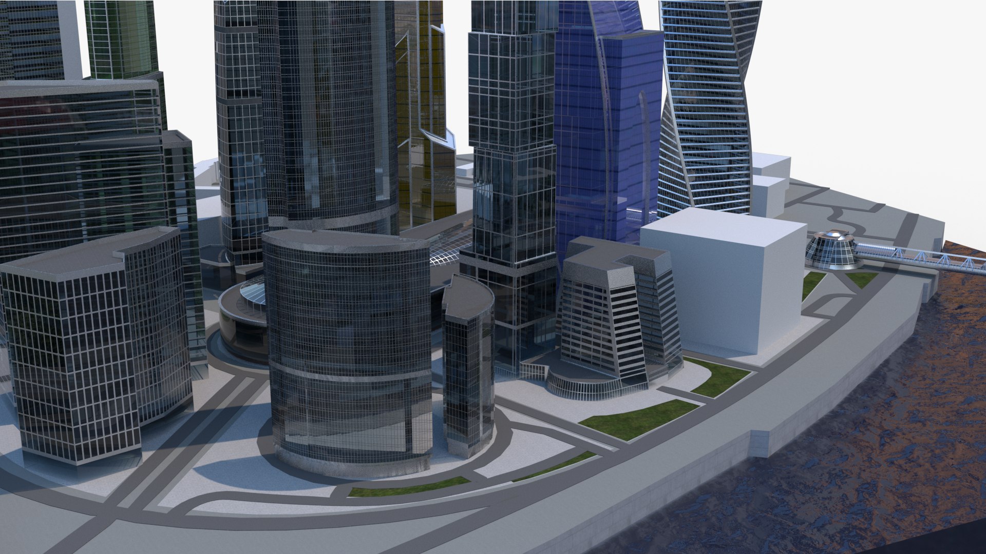 City Moscow 3D Model - TurboSquid 1224579