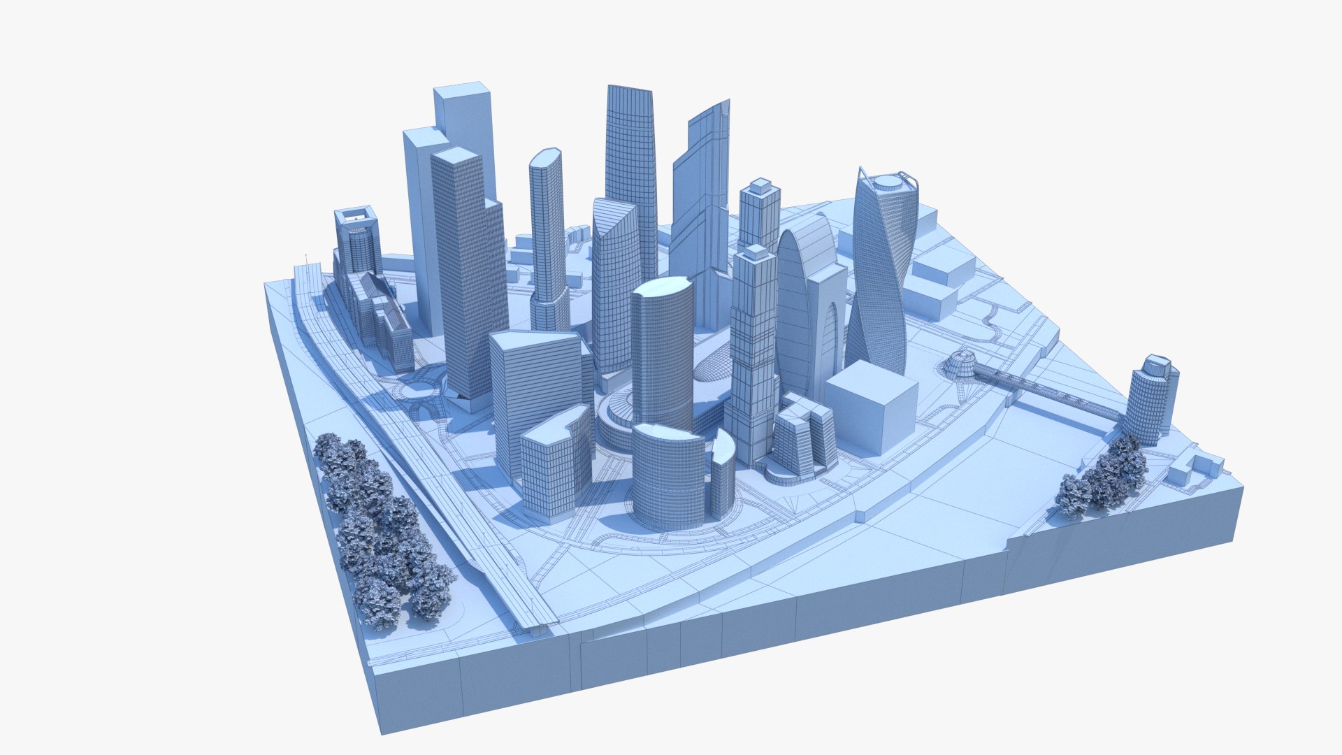City Moscow 3D Model - TurboSquid 1224579