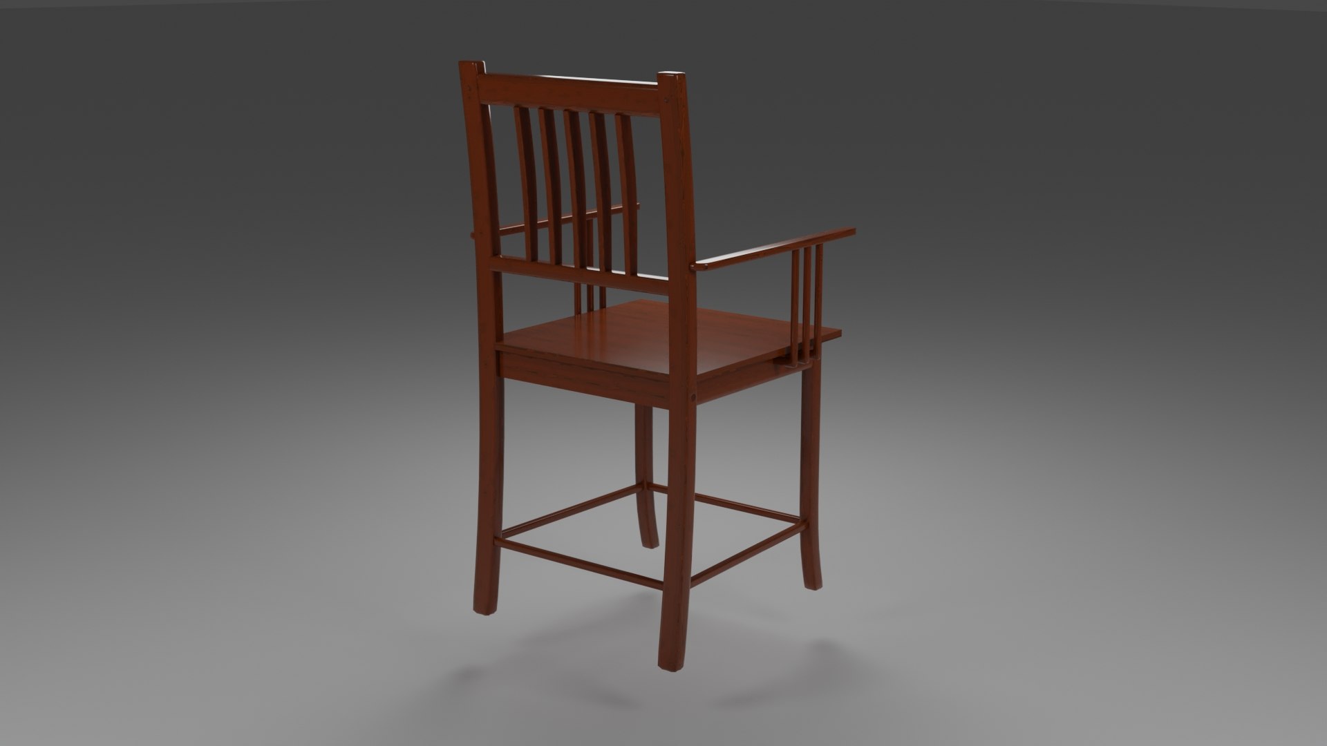 3D Wooden Reading Chair - TurboSquid 1908253