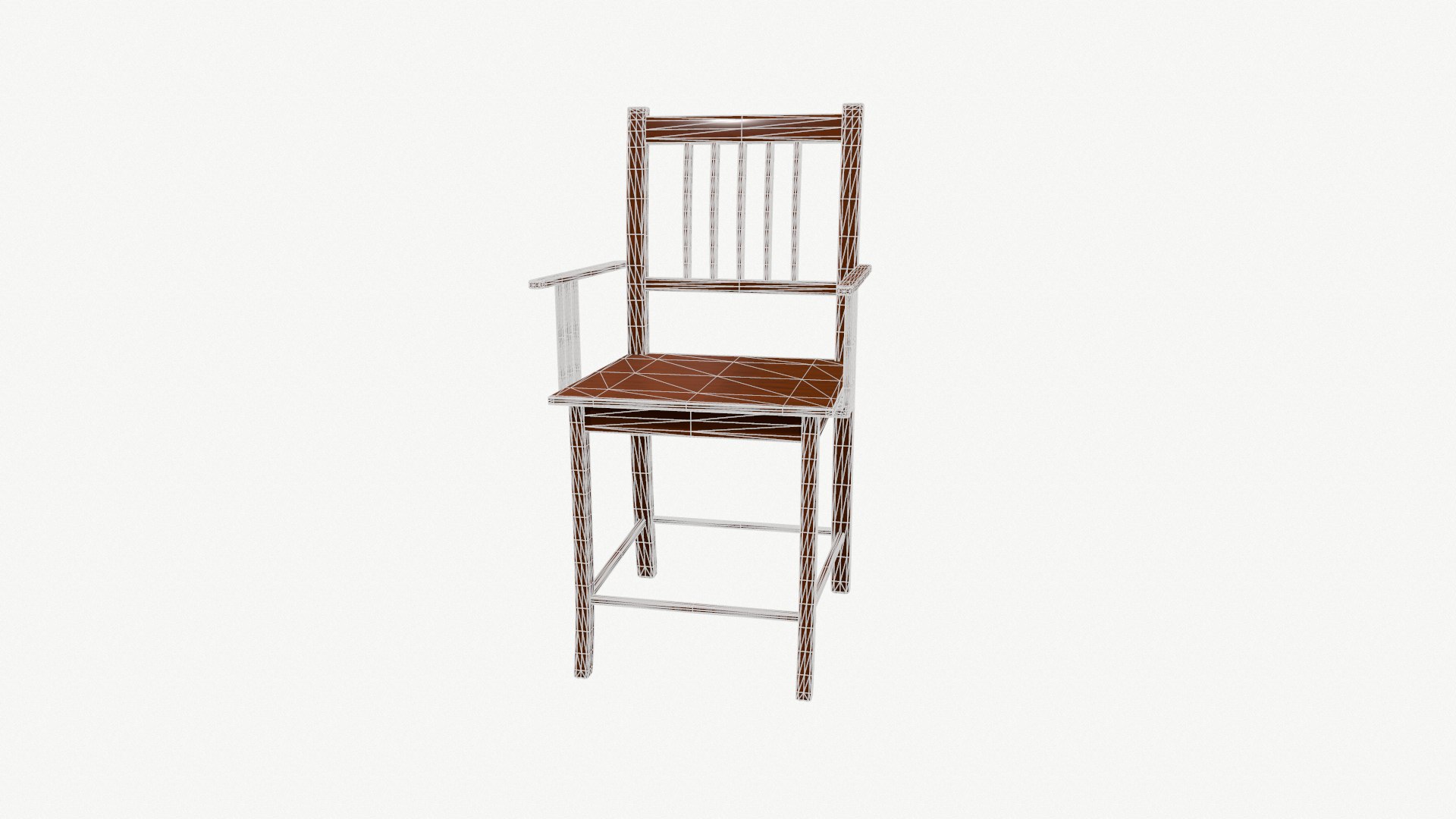 3D Wooden Reading Chair - TurboSquid 1908253