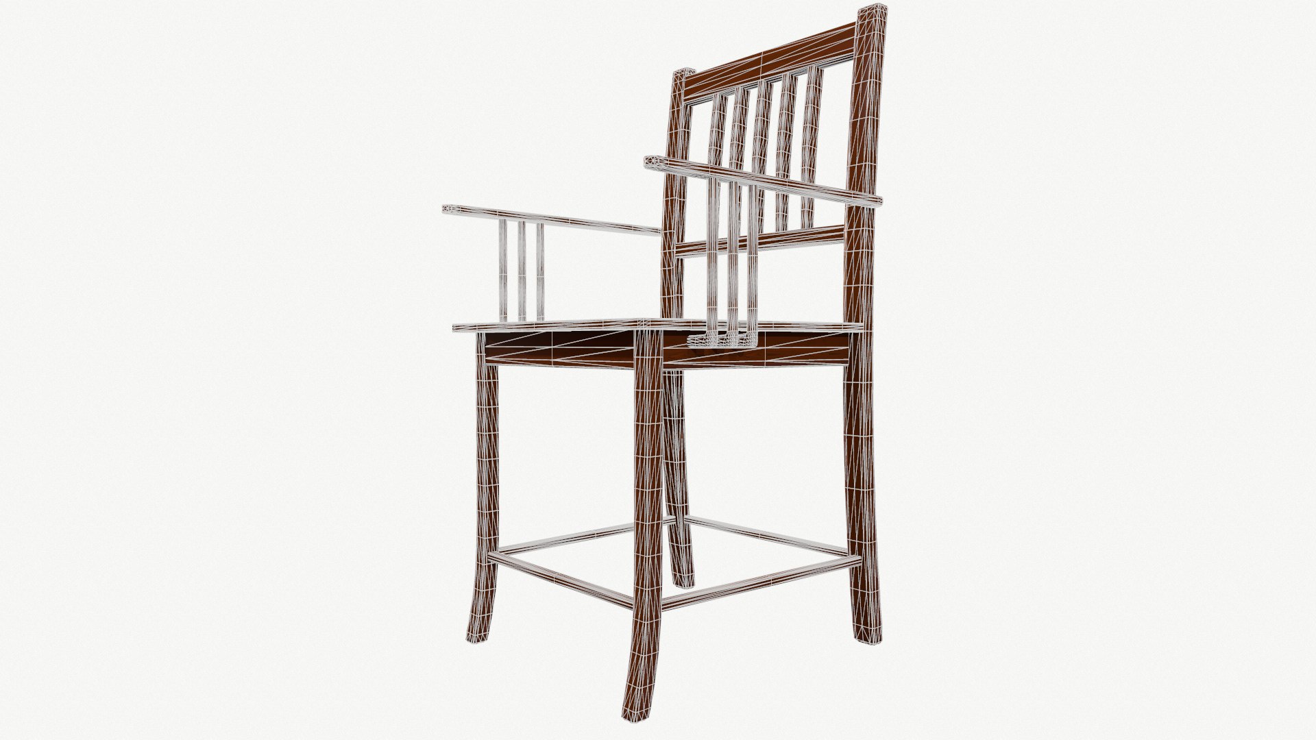 3D Wooden Reading Chair - TurboSquid 1908253