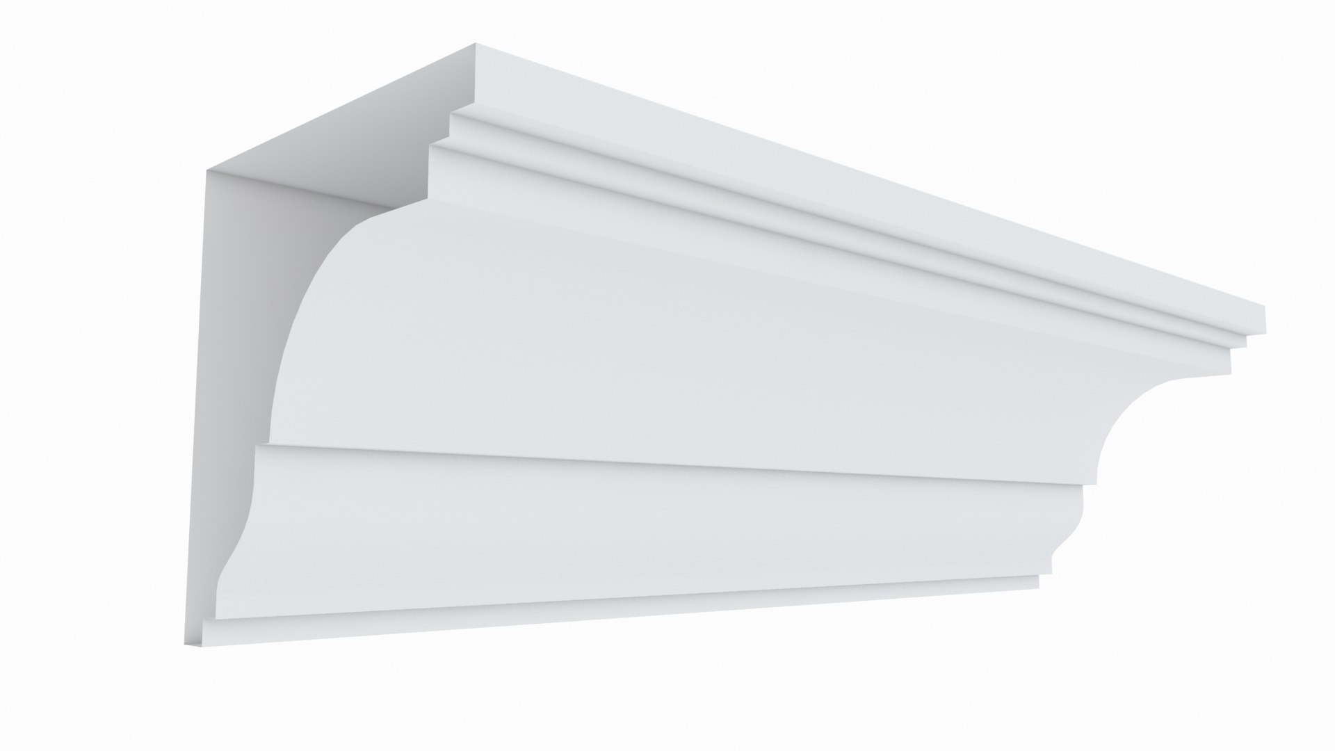 Cornice 154 Straight 3D Model - TurboSquid 2027822