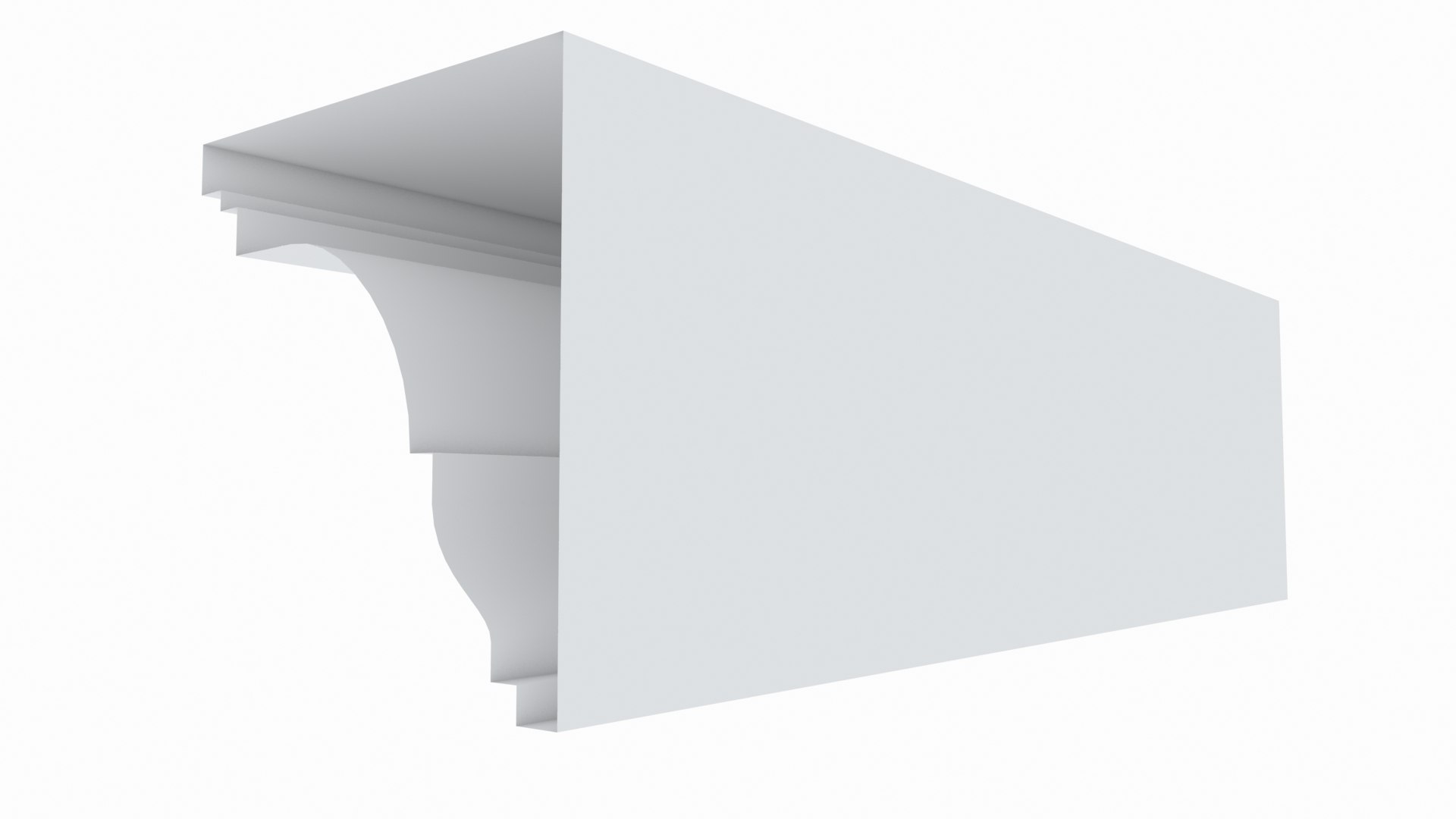Cornice 154 Straight 3D Model - TurboSquid 2027822