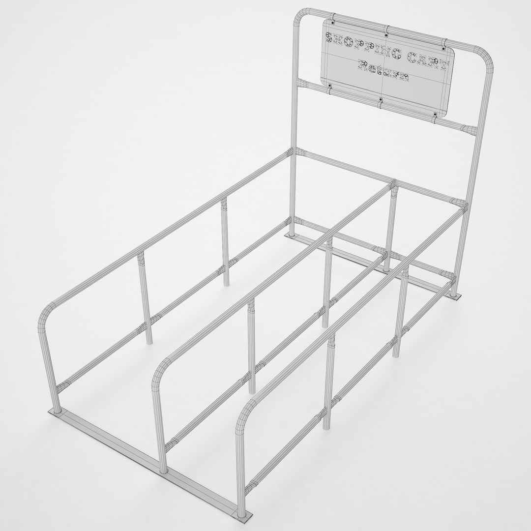 3D Shopping Cart Return 12 Model - TurboSquid 2033835