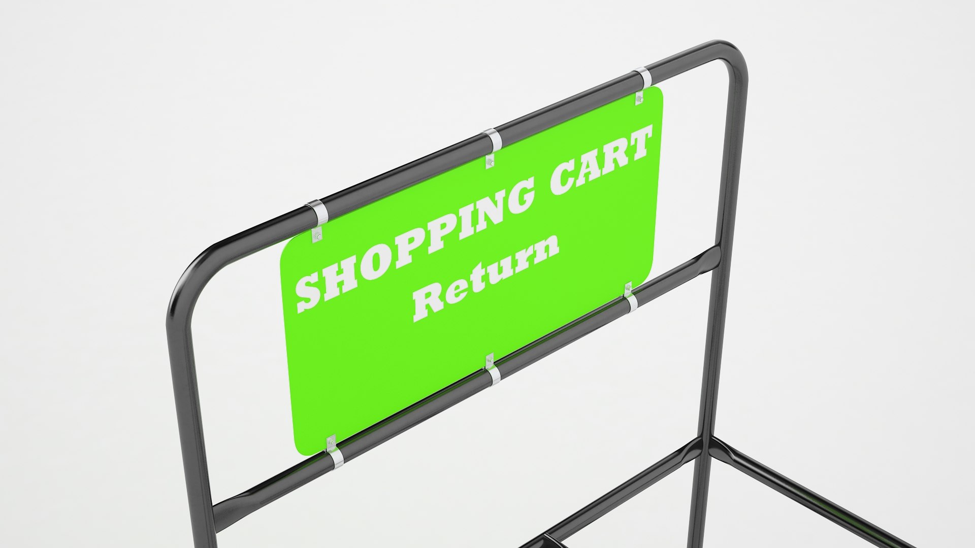 3D Shopping Cart Return 12 Model - TurboSquid 2033835