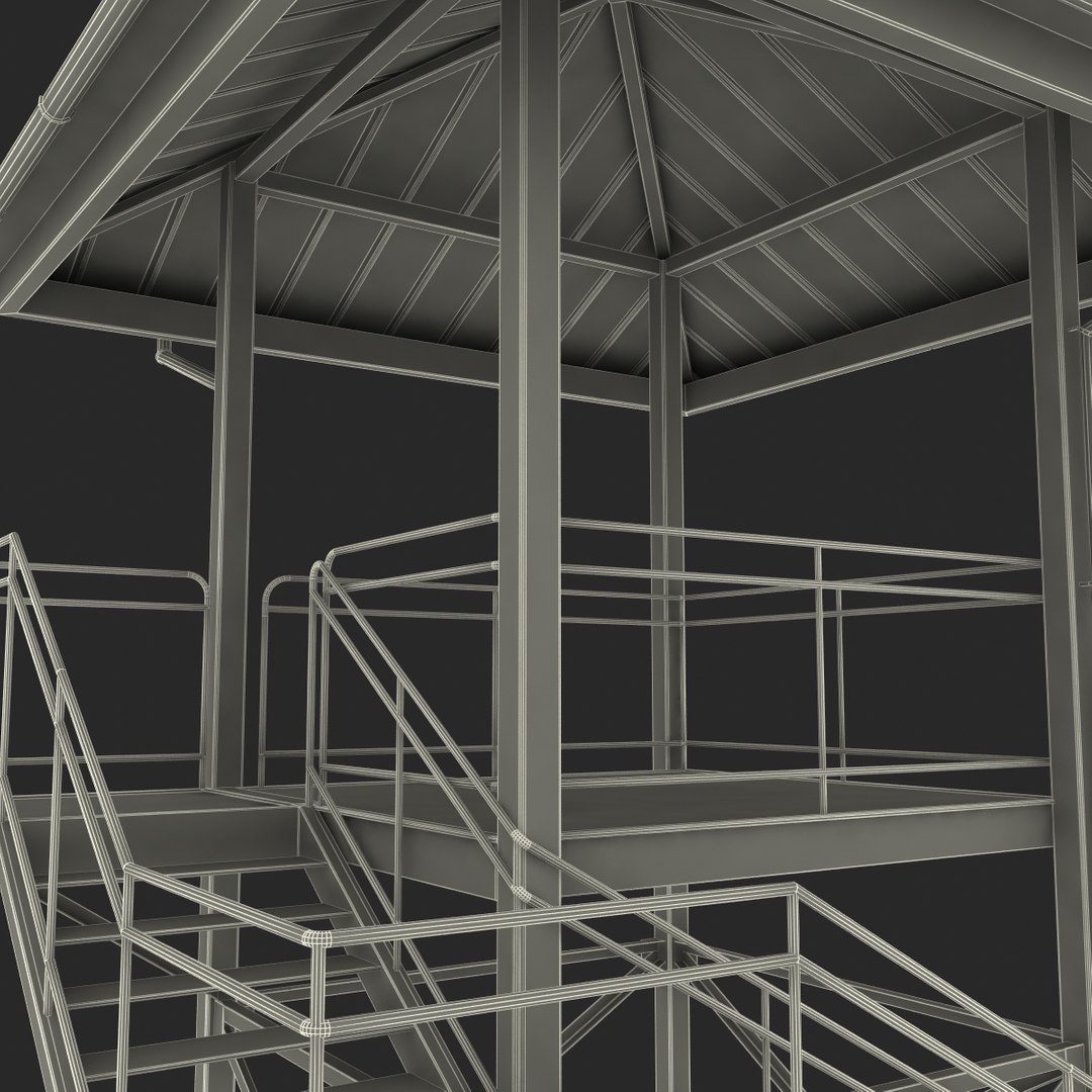 Guard Tower V1 3d C4d