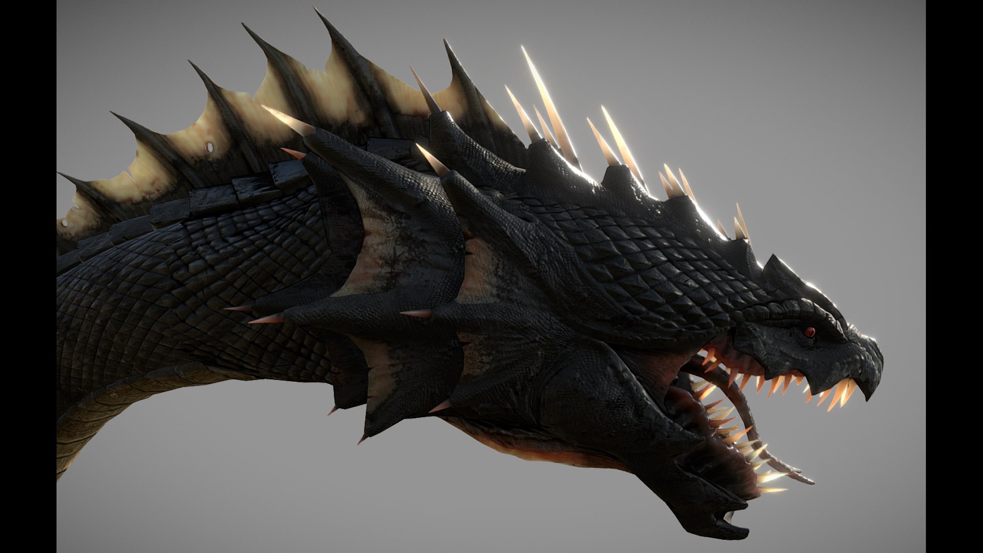 3D Model Snake Dragon - TurboSquid 2124200