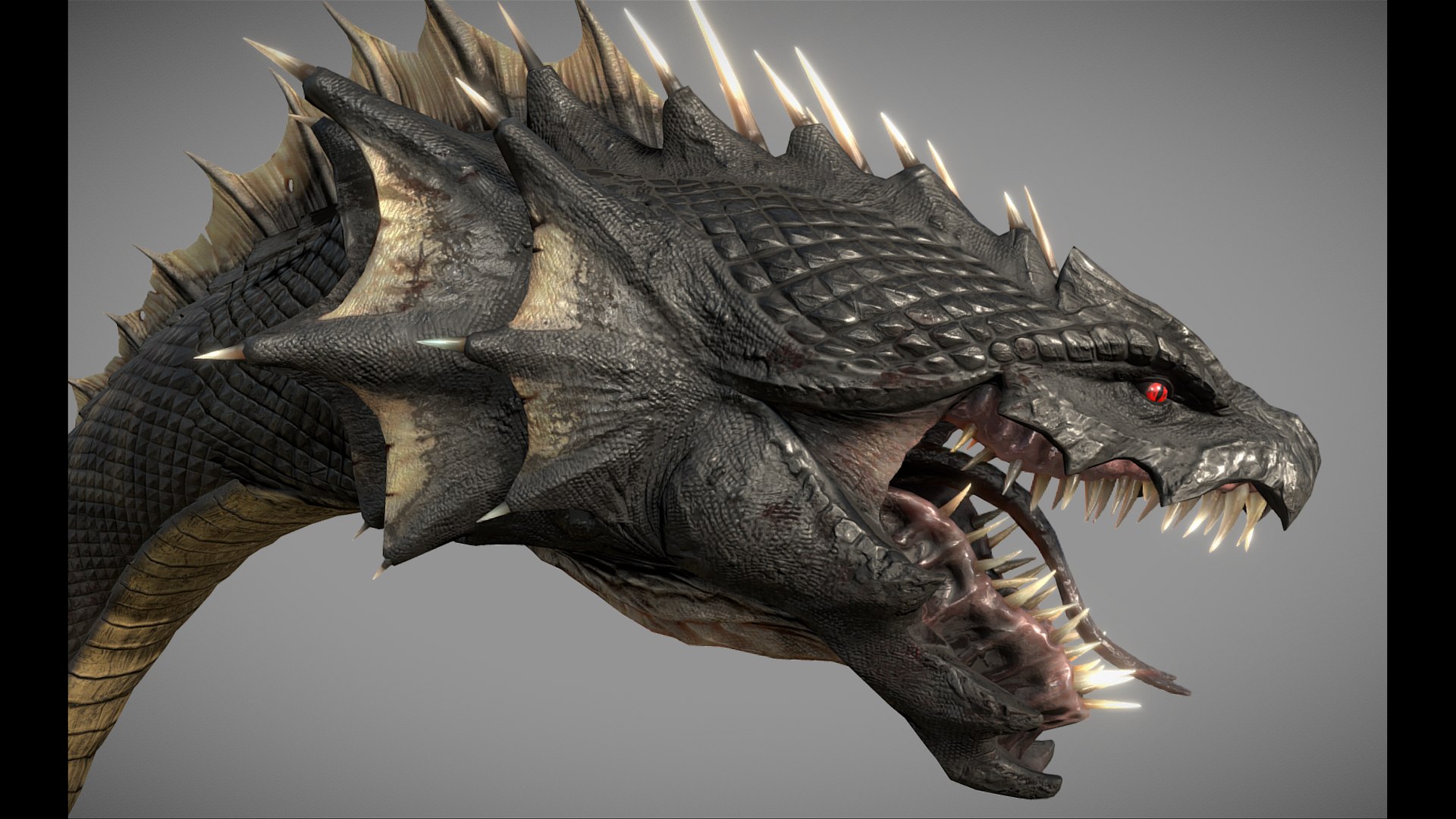 3D Model Snake Dragon - TurboSquid 2124200