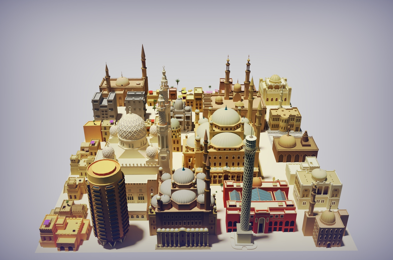 Mosque cairo 3D model - TurboSquid 1518145