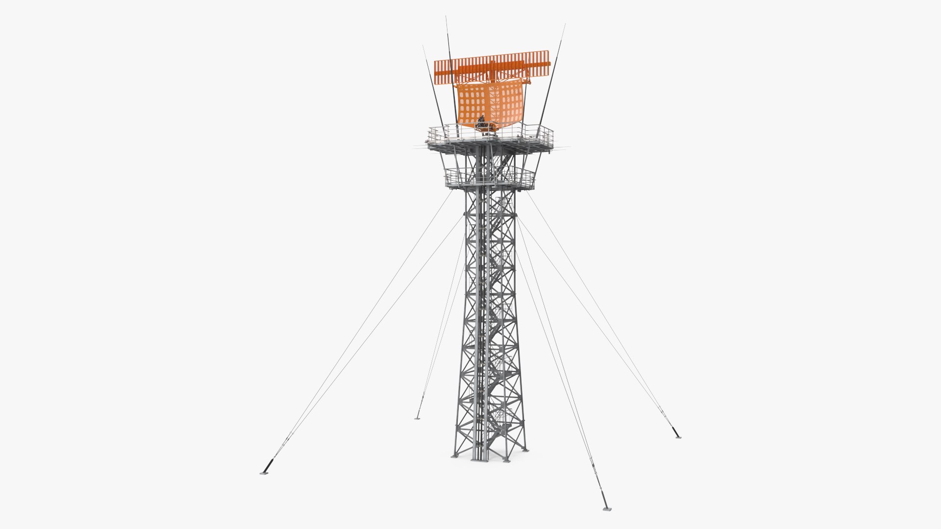 3D Airport Surveillance Radar Model - TurboSquid 2282384