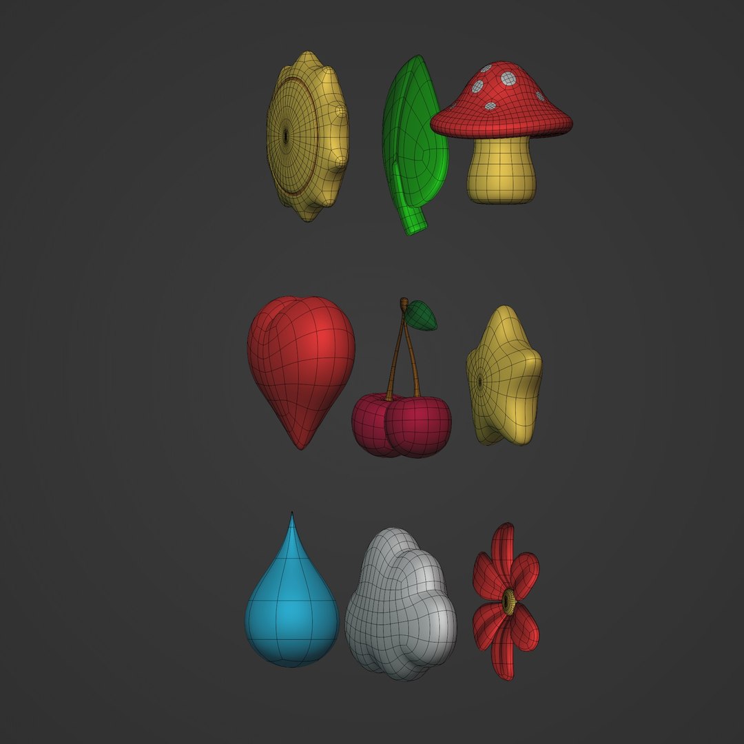 3D Cartoon Nature Pack Model - TurboSquid 1825058