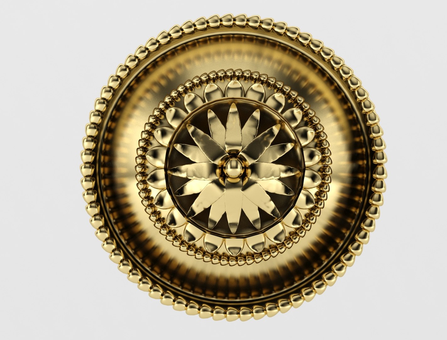 3d Brass Handle