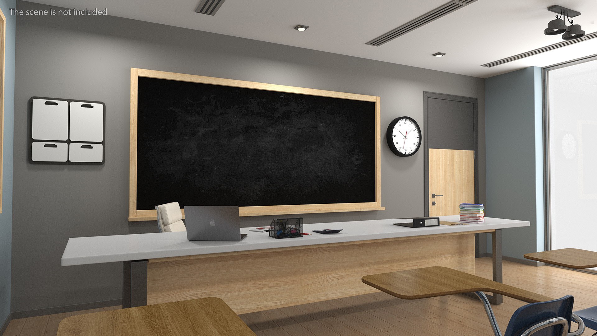 3D Classroom Board Model - TurboSquid 2070456