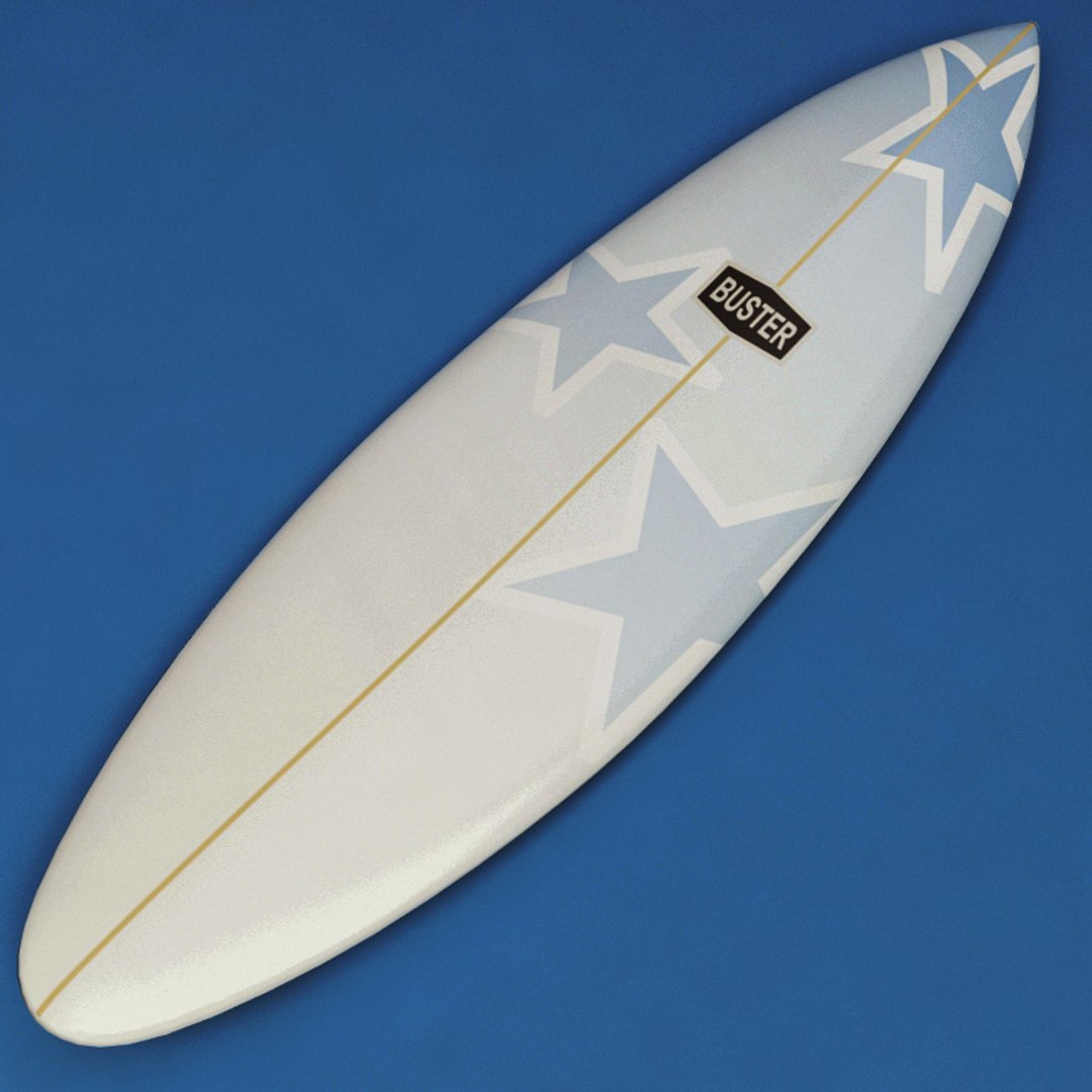 Surfboard V3 3d Model