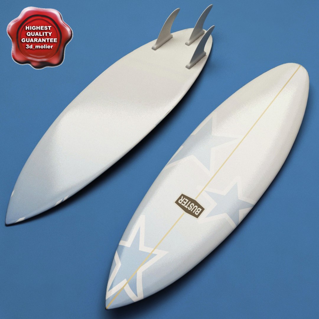 Surfboard V3 3d Model