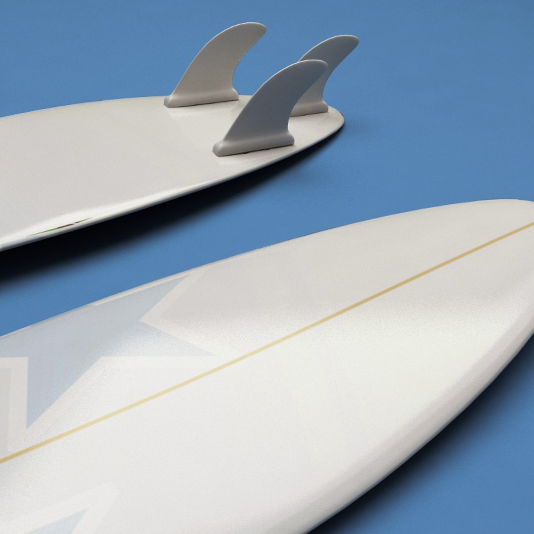 Surfboard V3 3d Model