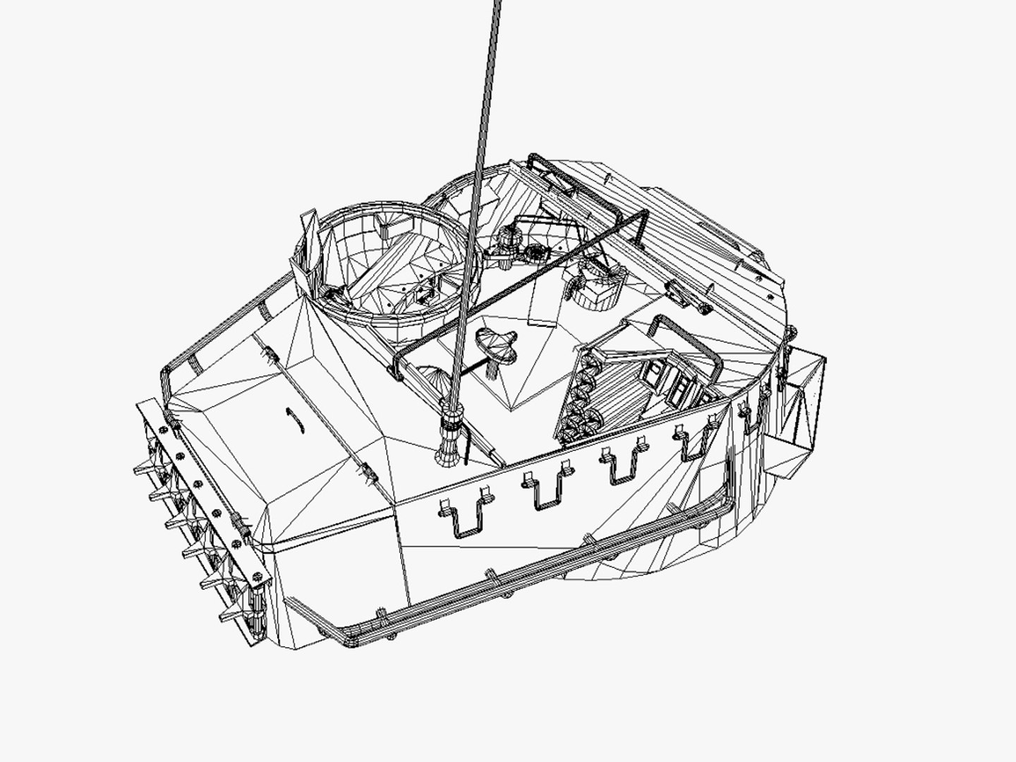 3d Model Of Tank Destroyer M18