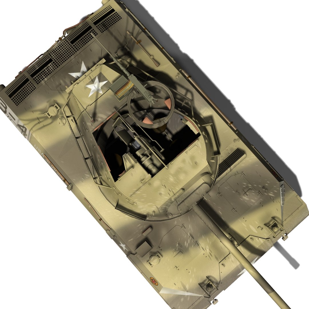 3d Model Of Tank Destroyer M18