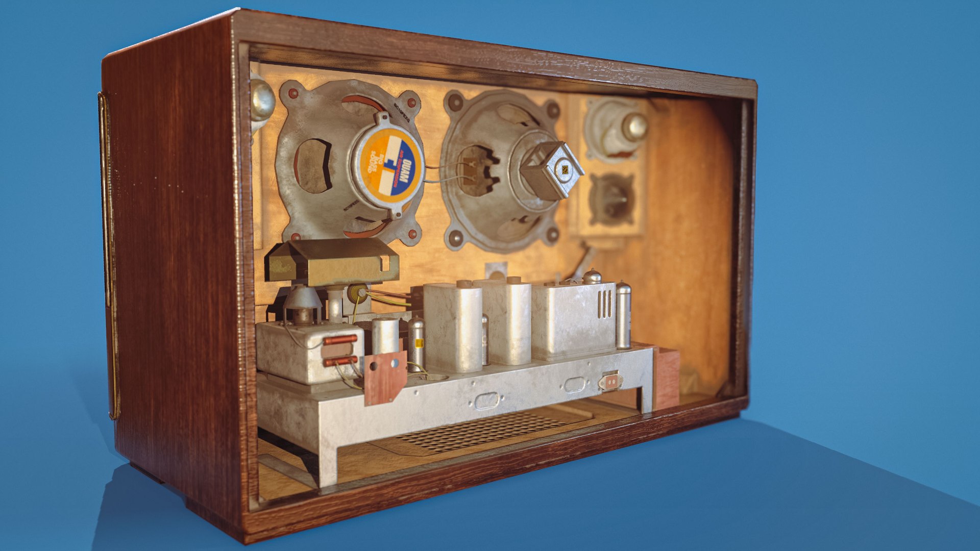 Hi Fi Radio System 3D Model - TurboSquid 1841103