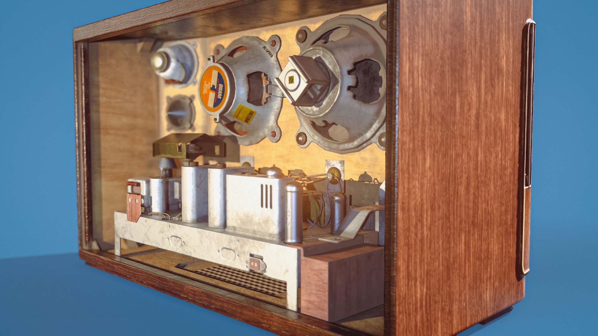 Hi Fi Radio System 3D Model - TurboSquid 1841103