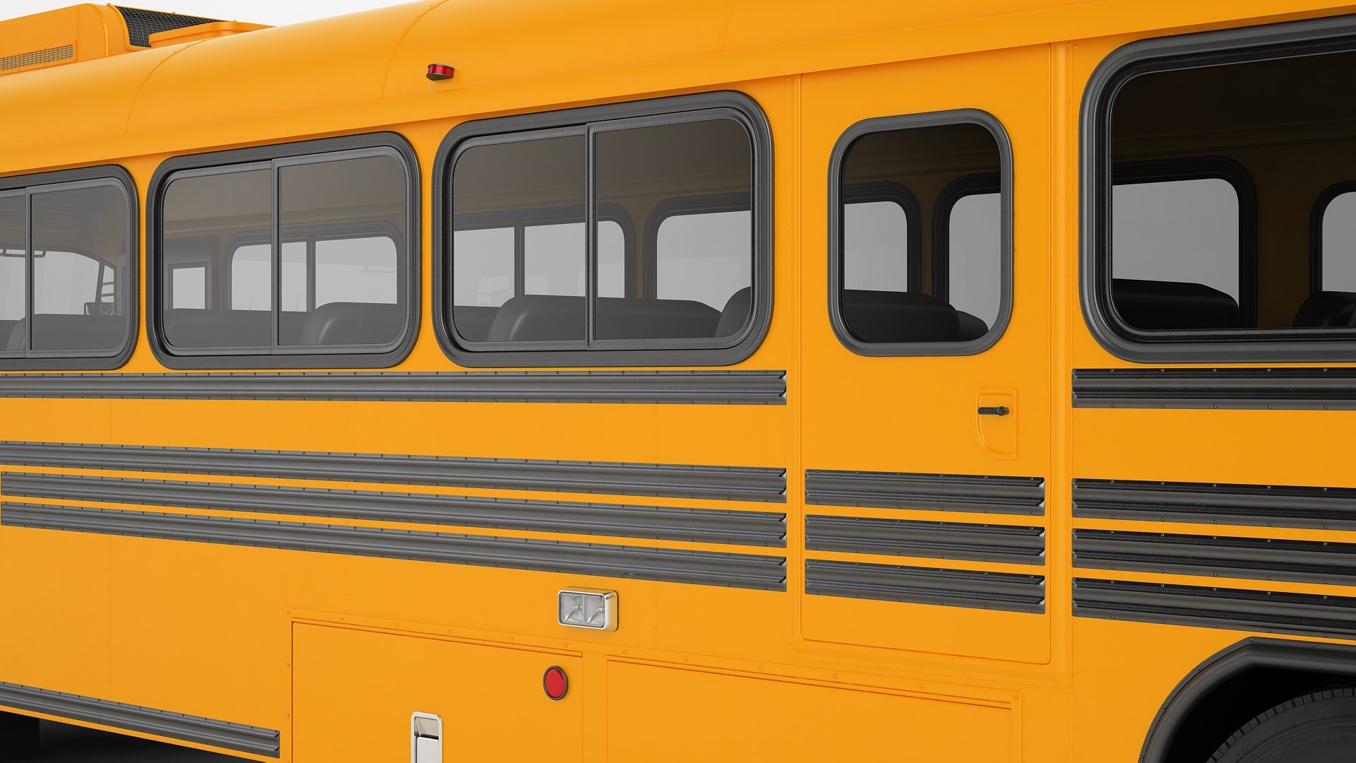 School bus 2000 model - TurboSquid 1595927
